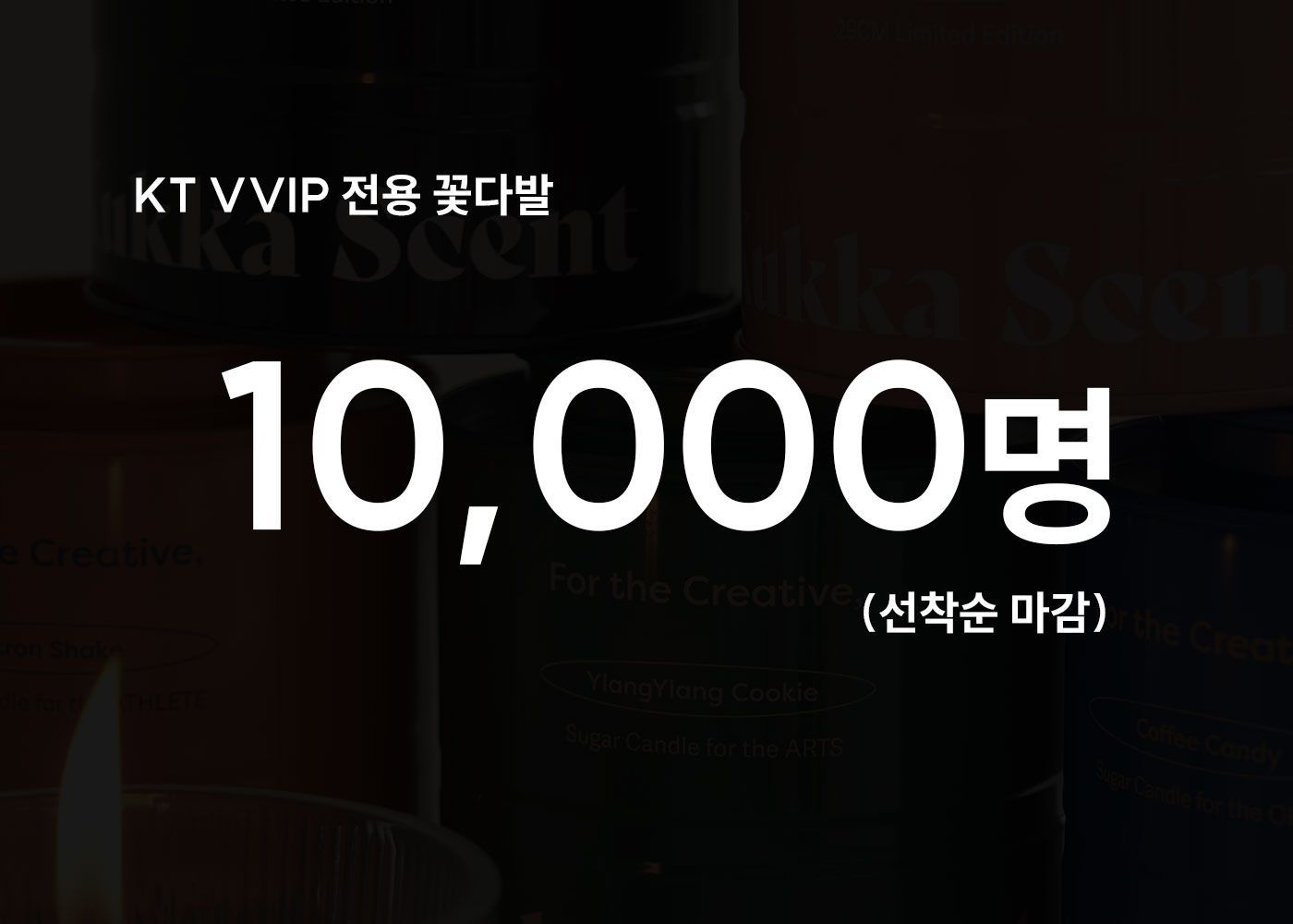 [KT VVIP] 유러피언 생일 꽃다발 / 캔들 (무료 신청)